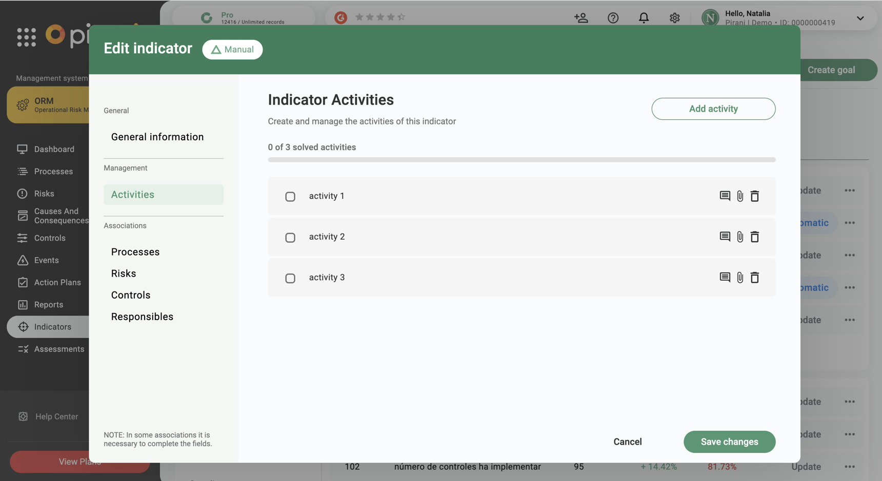 How does the Indicators module work?